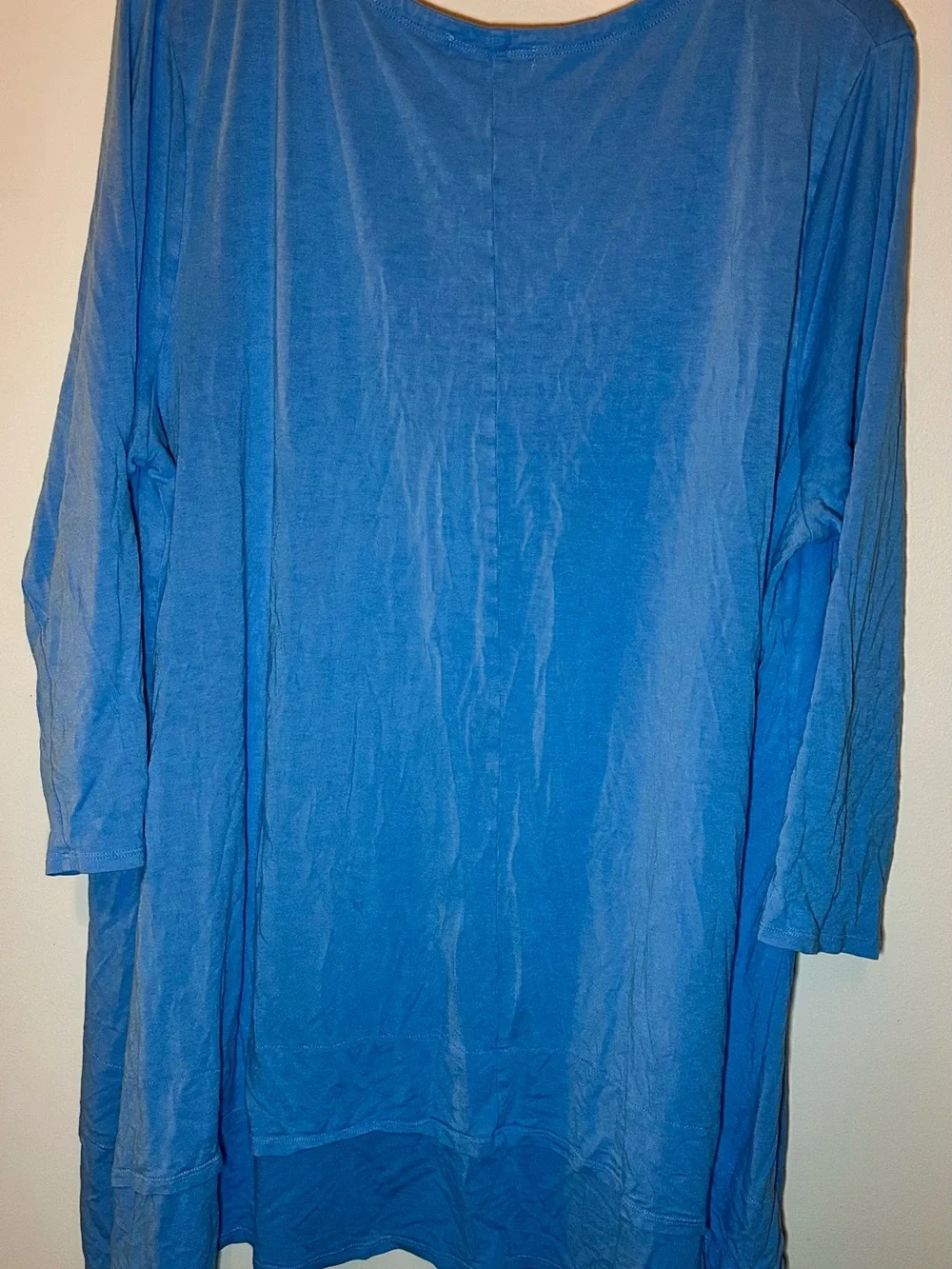 Mountain Mamas | Tops | Mountain Mamas Blue Layered Hem Tunic Top 3xl ...